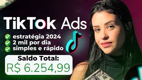Como fiz 6 MIL REAIS em 3 dias usando o TIKTOK ADS ESTRATÉGIA