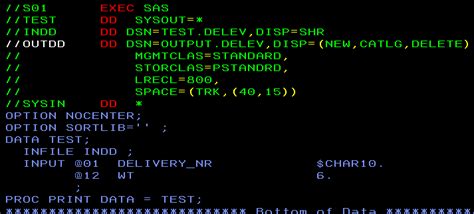 Sas In Mainframe Tutorial Dbztech Technology Dossier
