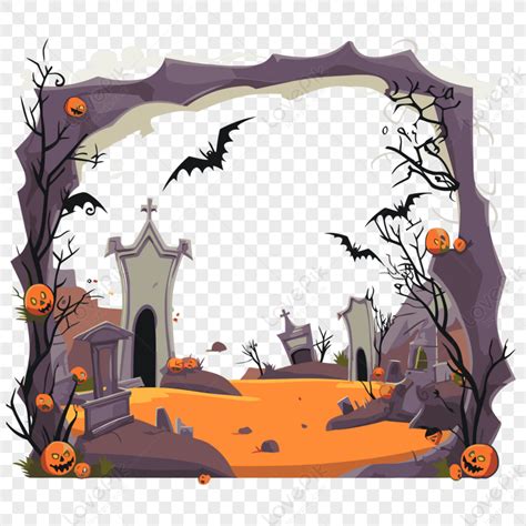 으스스한 국경 벡터상표만화클립 아트 Png 일러스트 무료 다운로드 Lovepik