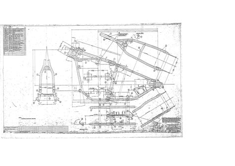 Love Cycles Knucklehead Frame Schematic Blueprint Help