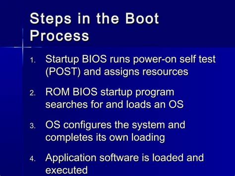5 Post Bios Cmos Ppt Operating Systems Computer Software And Applications