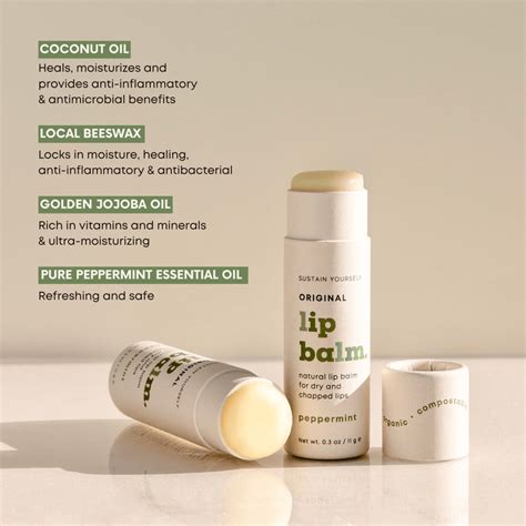 Organic Peppermint Lip Balm