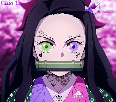 Edit Nezuko Kamado Démon Anime Fond Decran Dessin Art Anime