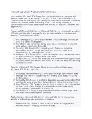 IBM DB What Is IBM DB IBM DB A Comprehensive Overview Introduction IBM DB Is A