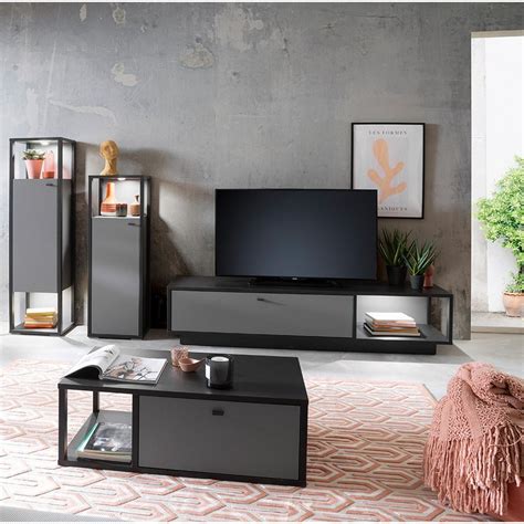 Lomadox Wohnwand Laval 05 4 St 4 Tlg Wohnwand Mit Couchtisch