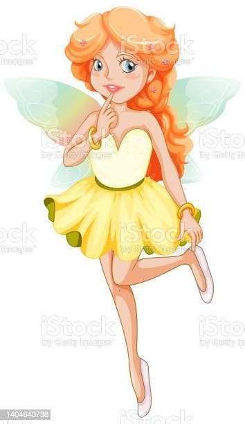 아름다운 요정 소녀 만화 캐릭터 공주에 대한 스톡 벡터 아트 및 기타 이미지 공주 귀여운 노랑 Istock