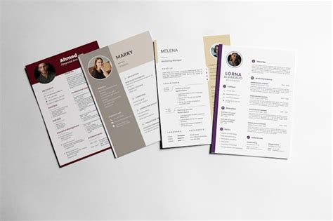 Design An Awsome Attractive Cv Template For Your Dream Job By Mounamouss02 Fiverr