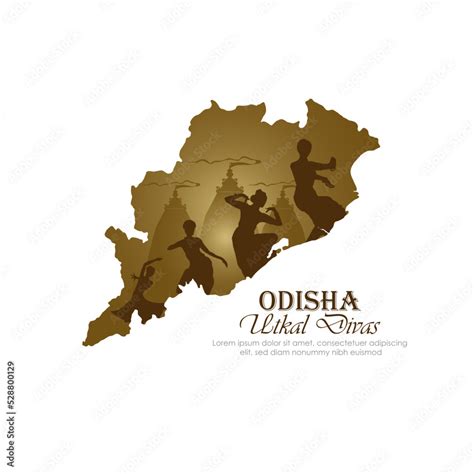 Happy Odisha Day Utkal Divas Hindi Typography Translate Happy Odisha
