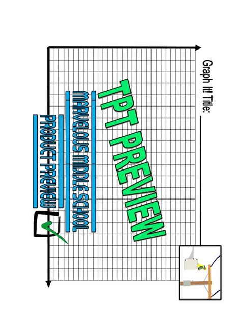 Science Data Graph Electricity Bar Graph Math No Prep Sub