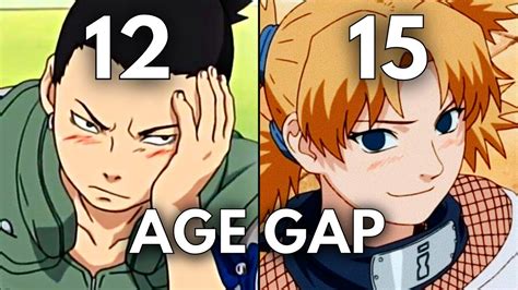 Age Differences In Naruto Couples Youtube