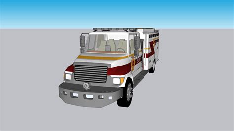 Sketchup County Fd Engine 3 3d Warehouse