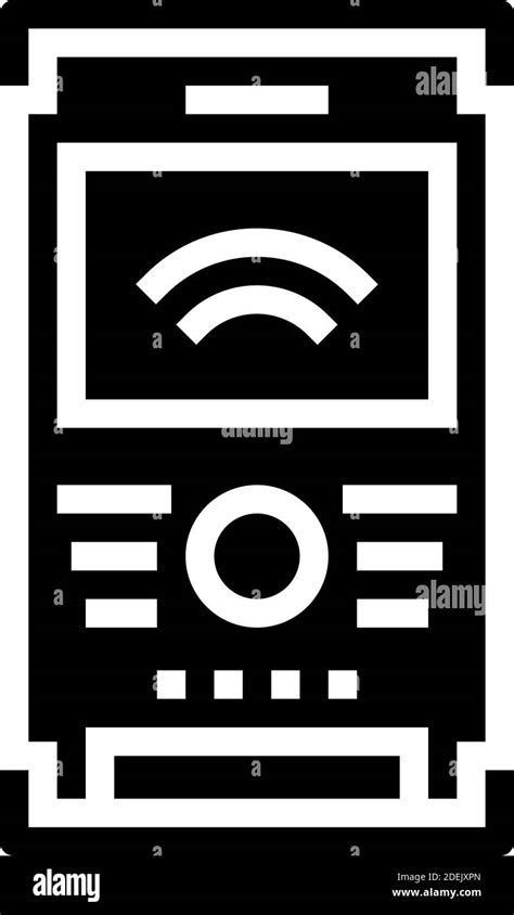 Field Controller Glyph Icon Vector Illustration Stock Vector Image And Art Alamy