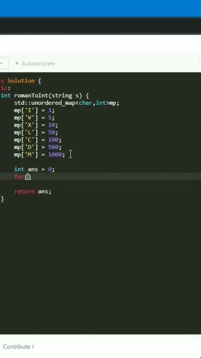 Leetcode Daily Challenge 13 Roman To Integer Coding Shorts C