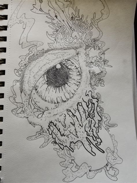 Meteor Crash Drawing