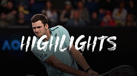 Australian Open Jakub Mensik Hubert Hurkacz Highlights Runde Herren Einzel