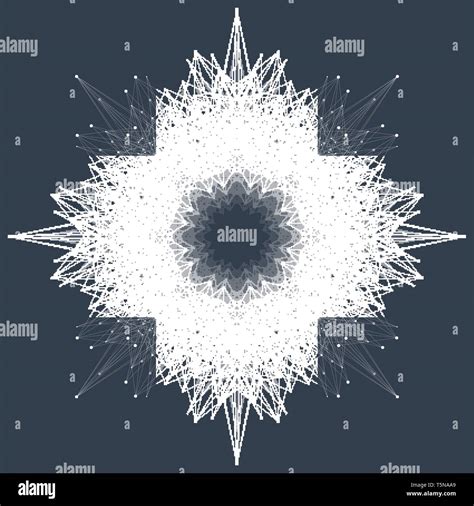 Quantum Computer Technology Concept Sphere Explosion Background Deep
