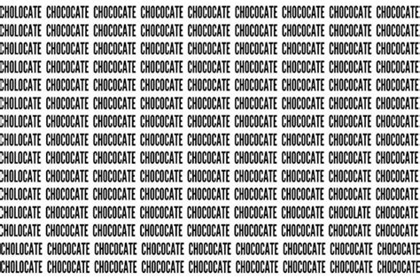 Encuentra “chocolate” En La Imagen Y Demuestra Tu Agilidad Mental