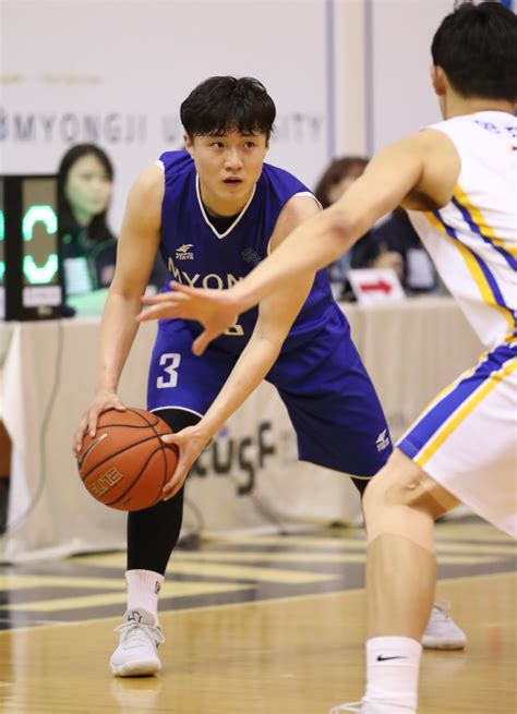 한국대학농구연맹 2018 Kusf 대학농구 U 리그 180503 명지대 Vs 연세대 경기 장면