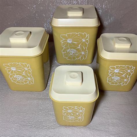 Vintage Canister Set Etsy