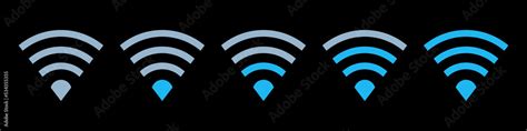Modern Wi Fi Icons Wireless And Wifi Symbol Wi Fi Signal Symbol For Apps And Websites