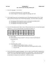 Cse Hw Sp Pdf Cse Homework Due Start Of Class Thursday February Th Spring