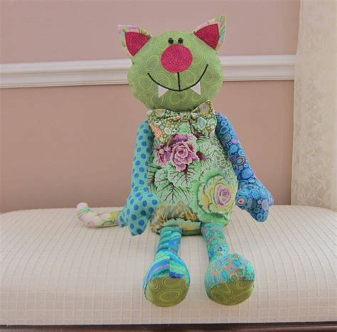 Cool Cat Pajama Bag Paper Pattern For Hiding Pajamas Or Other Treasures