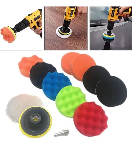 Kit 11pçs Polimento 3 Polegadas Furadeira Parafusadeira Mercadolivre