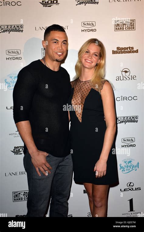 MIAMI BEACH FL FEBRUARY 17 Giancarlo Stanton Erin Heatherton