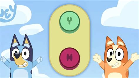 What Is Bluey Yes No Button Online