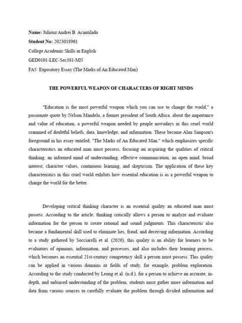 Fa5 Case Acantilado Download Free Pdf Critical Thinking Knowledge