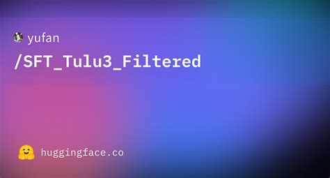 Yufansfttulu3filtered At Main