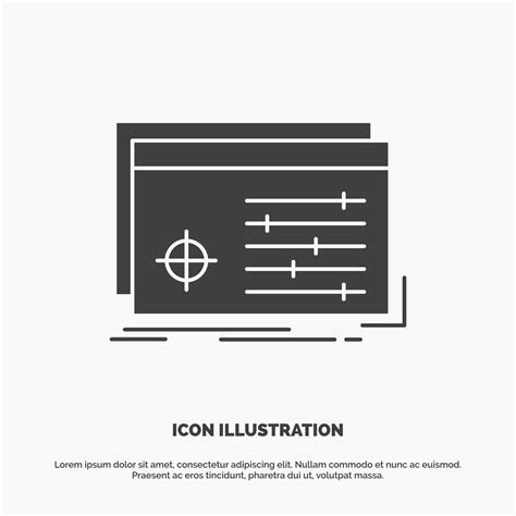 File Object Processing Settings Software Icon Glyph Vector Gray Symbol For UI And UX