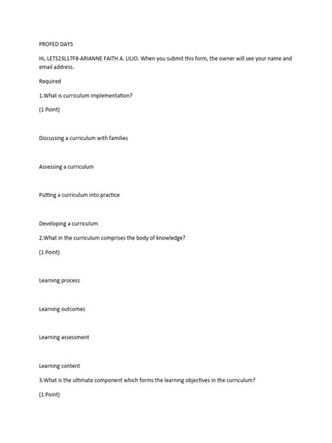 Profed Day5 Wps Office Pdf Curriculum Pedagogy