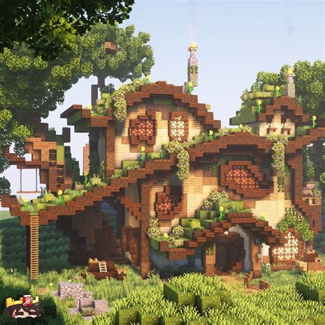 Massivespeck Mcbuilder 🌆 On Instagram Overgrown Wooden House A