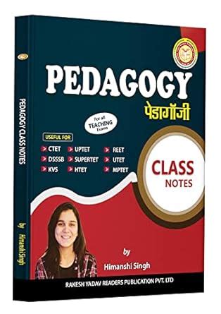 Buy PEDAGOGY For All Teaching Exams Class Notes CTET REET UTET DSSSB