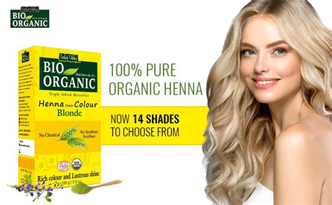 Indus Valley Bio Organic Natural Henna Hair Color Blonde 100gm 100