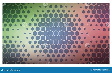 Abstract Geometric Graphic Seamless Hexagon Pattern Background Stock Vector Illustration Of