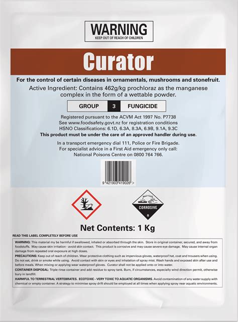 Curator Fungicides Adria Crop Protection Solution Nz