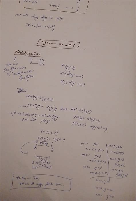 Nested Quantifier Lectures Notes Discrete Mathematics For Computer