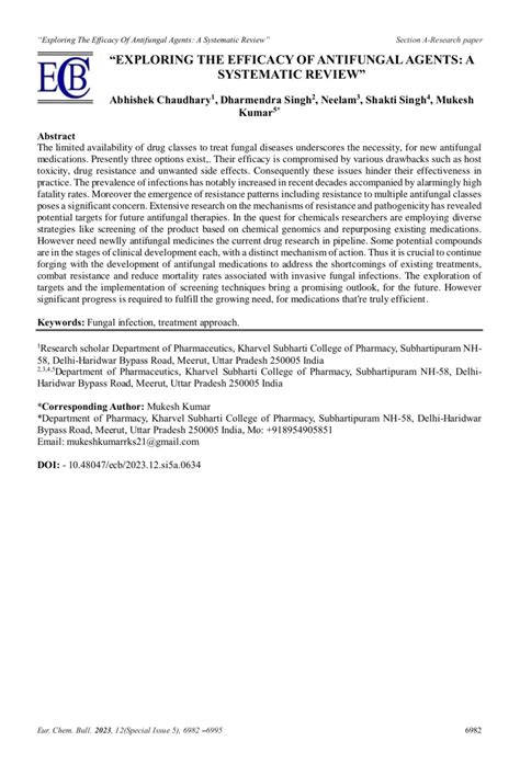 Abhishek Chaudhary On Linkedin Excited To Share That My Latest Review Article Has Been