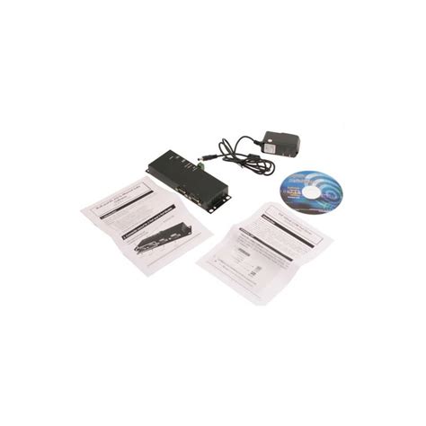 Dual Port RS 232 To Ethernet Data Gateway TCP IP Industrial Metal Case
