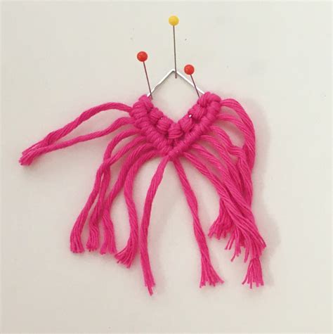 How To Make Macrame Earrings Tutorial Crafting On The Fly