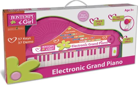 bontempi igirl piano elettronico 37 tasti con microfono gioco musicale