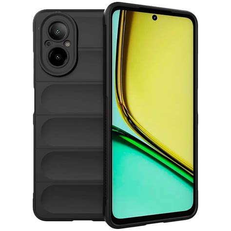 Capa De Silicone Realme C67 4G Wave Preto