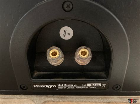 Paradigm Mini Monitor V V Bookshelf Speakers Photo Canuck Audio Mart