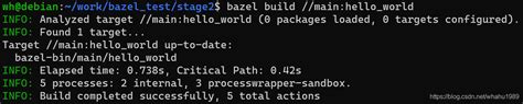 linux下bazel的简单使用 编程爱好者博客