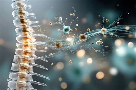 Exploration Of The Human Spine And Neural Network Connections In A