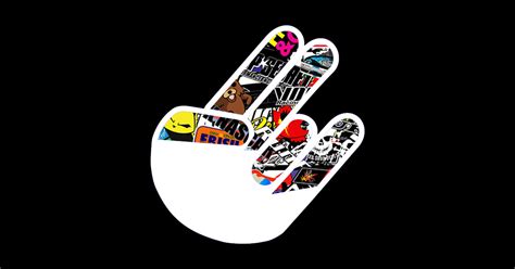 Jdm Finger Symbol Jdm Sticker Teepublic
