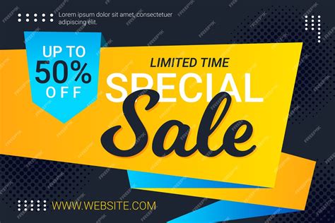 종이 접기 스타일의 판매 배너 무료 벡터