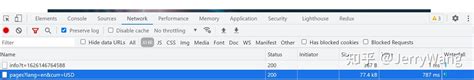 Chrome 开发者工具无法显示服务器正常返回的 请求 Failed To Load Response Data 知乎